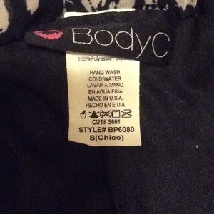 BodyC | Pants & Jumpsuits | New Bodyc Palazzo Leg Black White Design ...